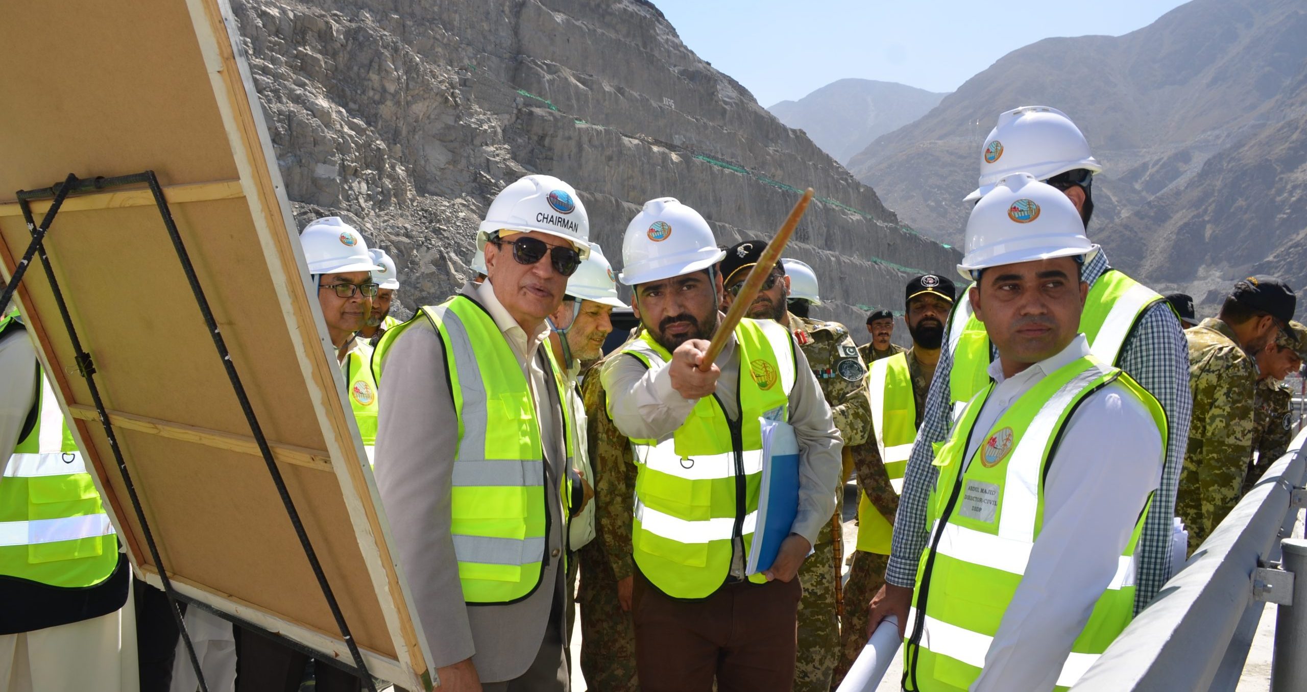 Construction work is underway on 17 key sites of the Diamer Basha Dam ...